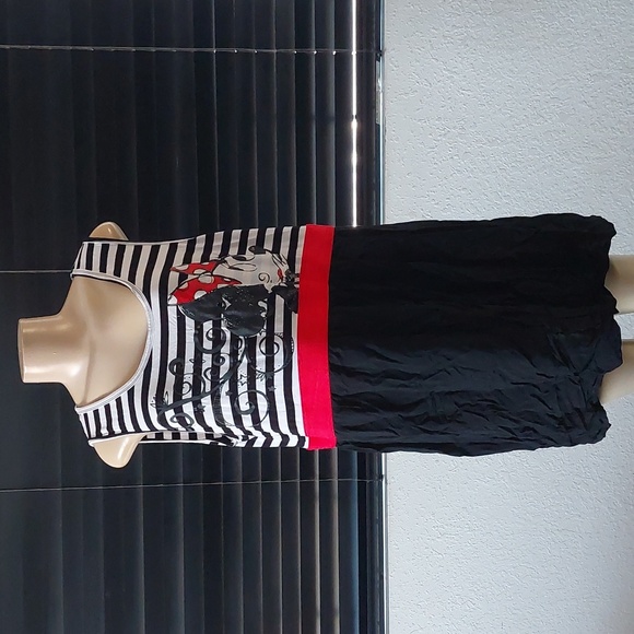 Disney | Tops | Disney Minnie Mouse Pinstripe Blouse | Poshmark